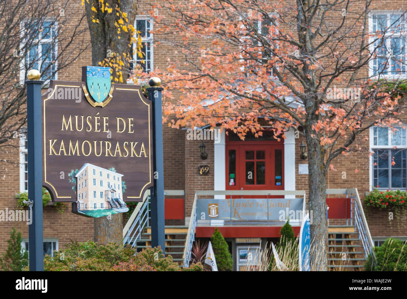 Canada, Quebec, Kamouraska. Kamouraska Museum Stock Photo - Alamy