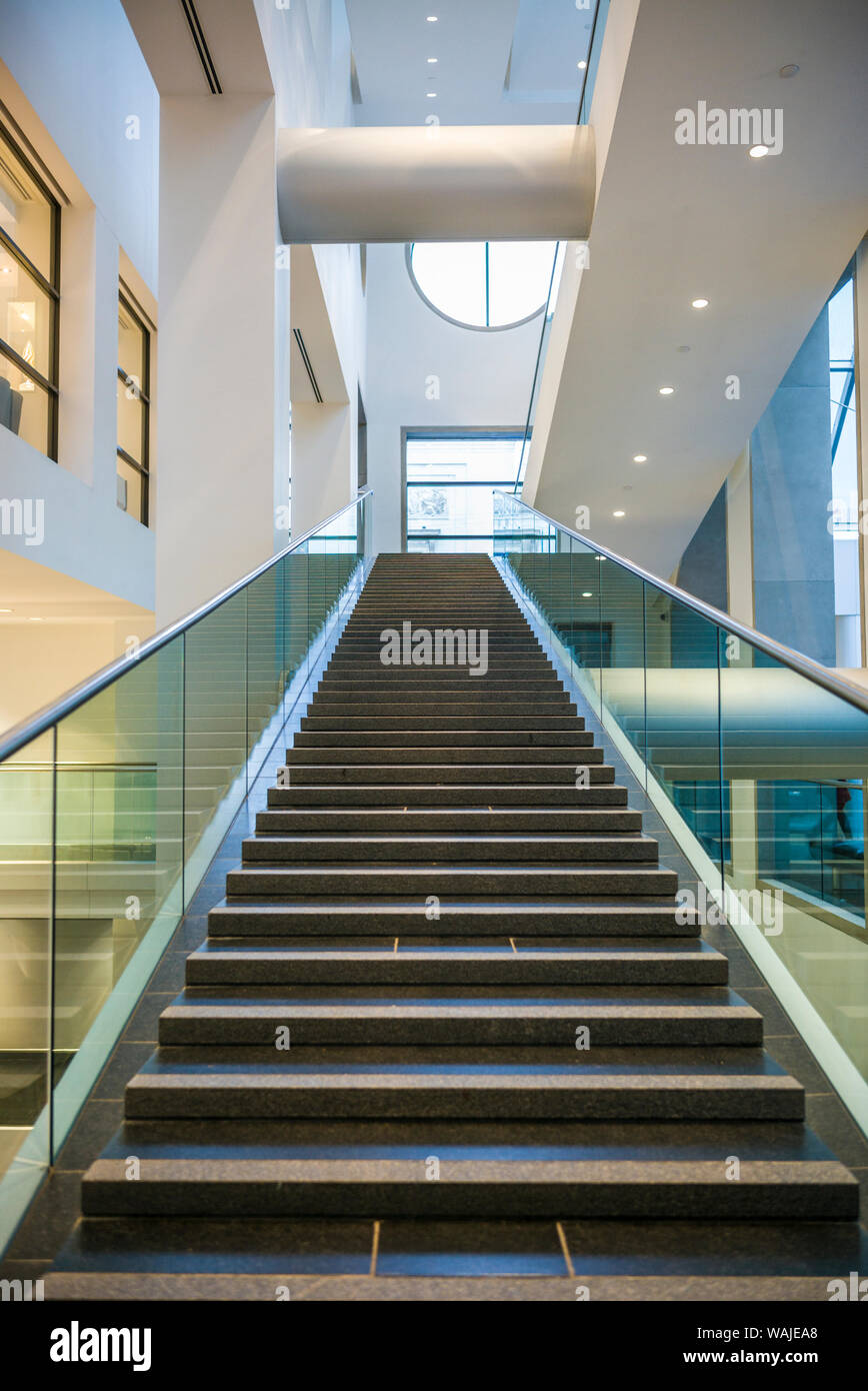 Canada, Quebec, Montreal. Musee des Beaux Arts stairs Stock Photo - Alamy