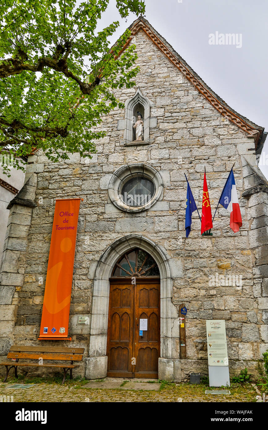 France, Cajarc. Office of Tourism Stock Photo - Alamy