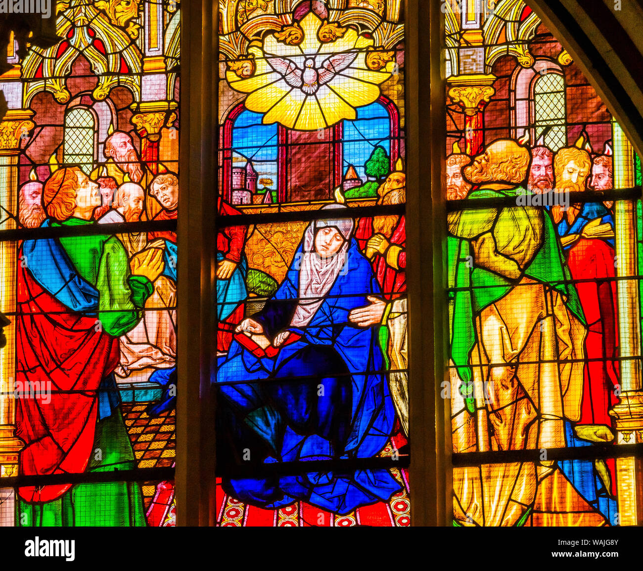 Mary Holy Spirit Wise Men Stained Glass All Saints' Castle, Wittenberg ...
