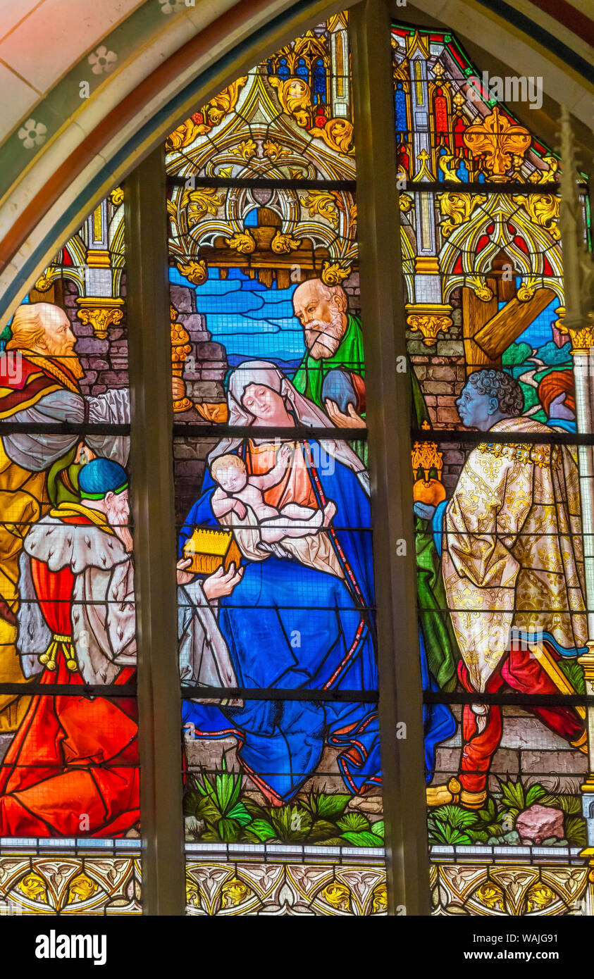 Mary Nativity Wise Men Stained Glass All Saints' Castle, Wittenberg ...