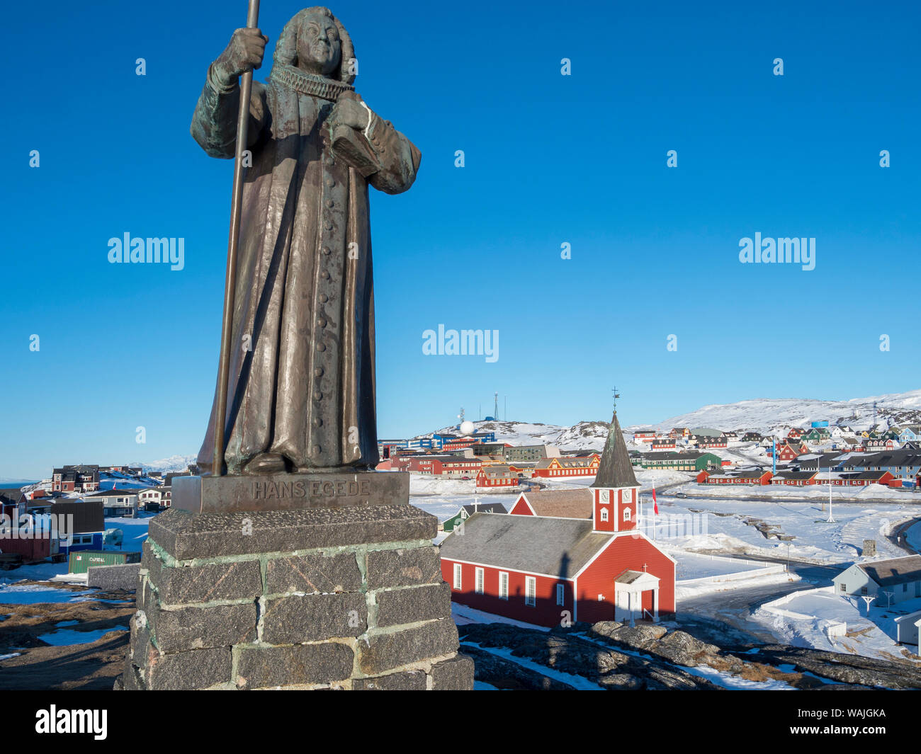 Nuuk greenland monument hi-res stock photography and images - Alamy