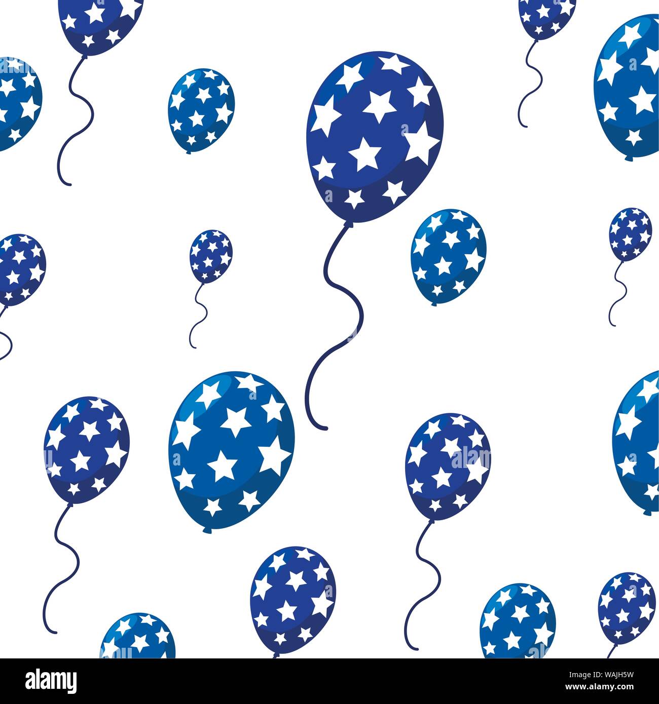 happy labor day - balloons decoration celebration background vector ...