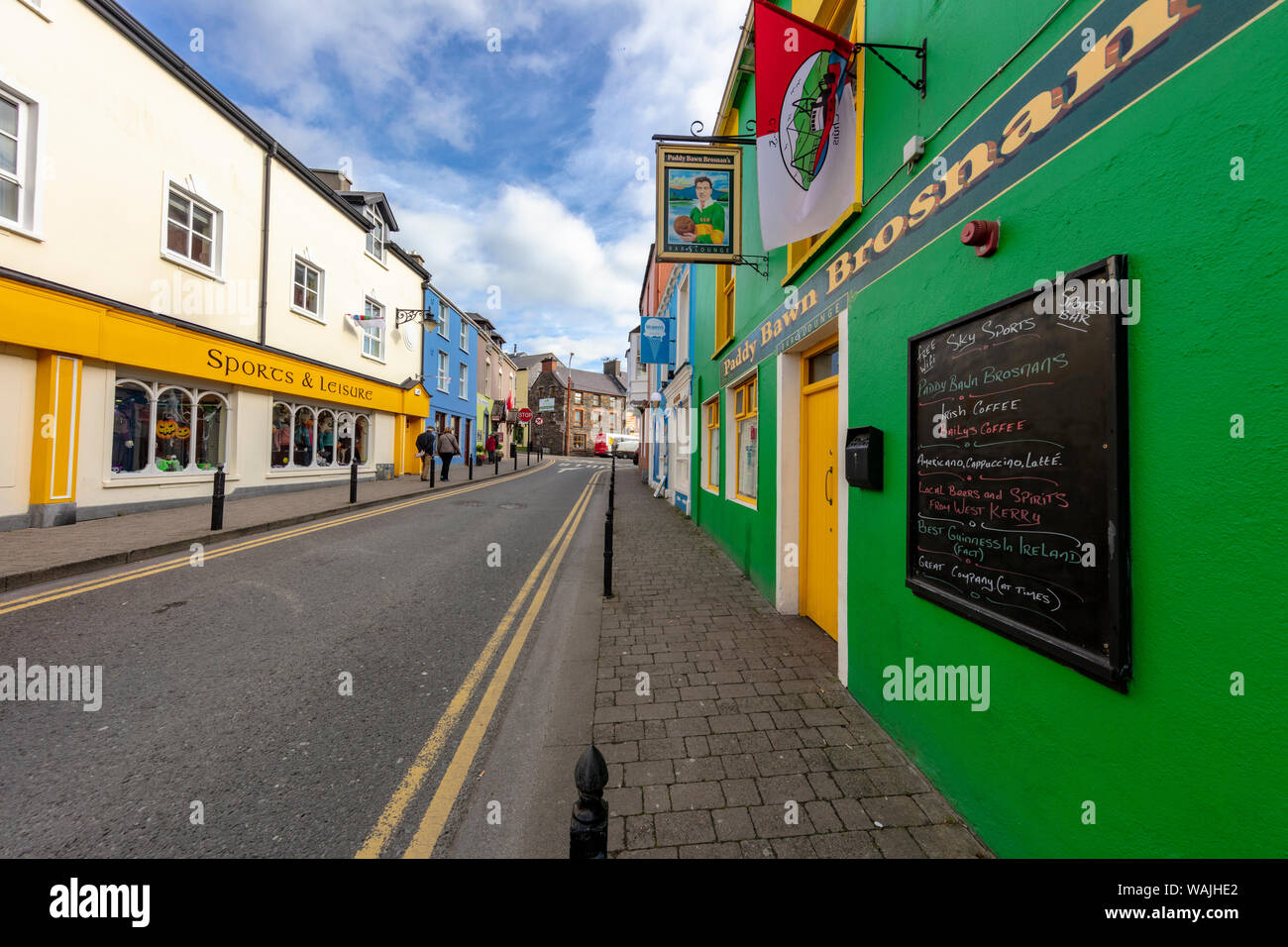 Colorful shops line the streets of Dingle, Ireland Stock Photo - Alamy