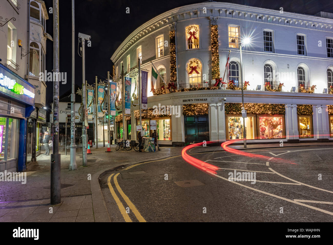 Vibrant streets at dusk in downtown Galway, Ireland Stock Photo - Alamy