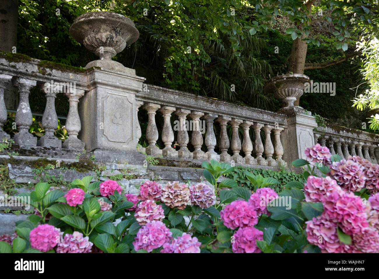 Italy, Lombardy, Lake Como, Varenna. Scenic and popular tourist area ...