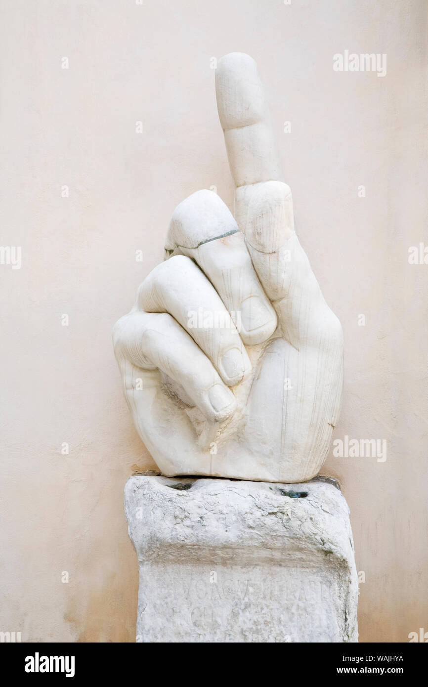 Constantines hand statue hi-res stock photography and images - Alamy