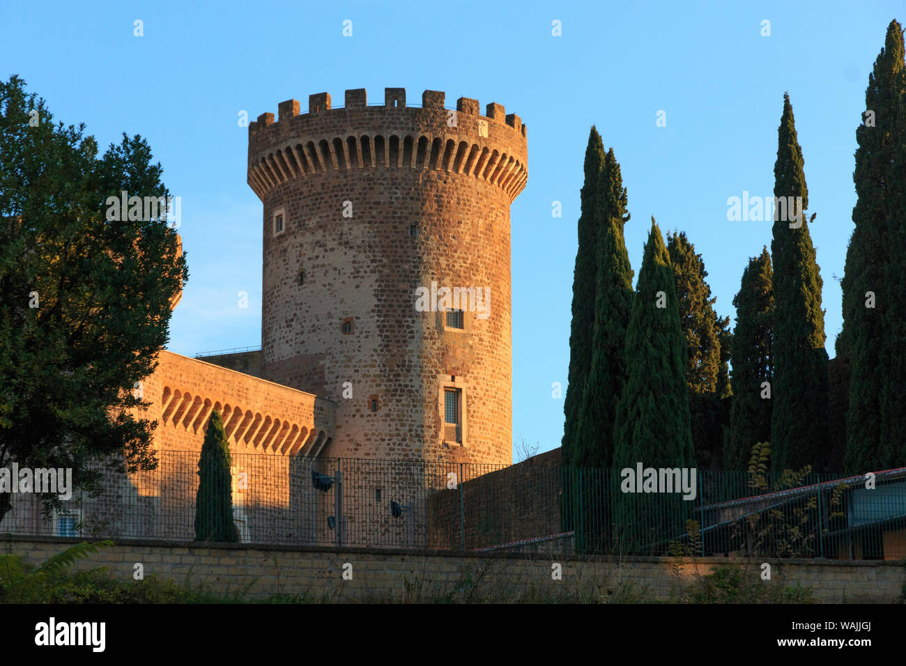 Italy, Rocca Pia. Castle in Tivoli, near Rome Stock Photo - Alamy