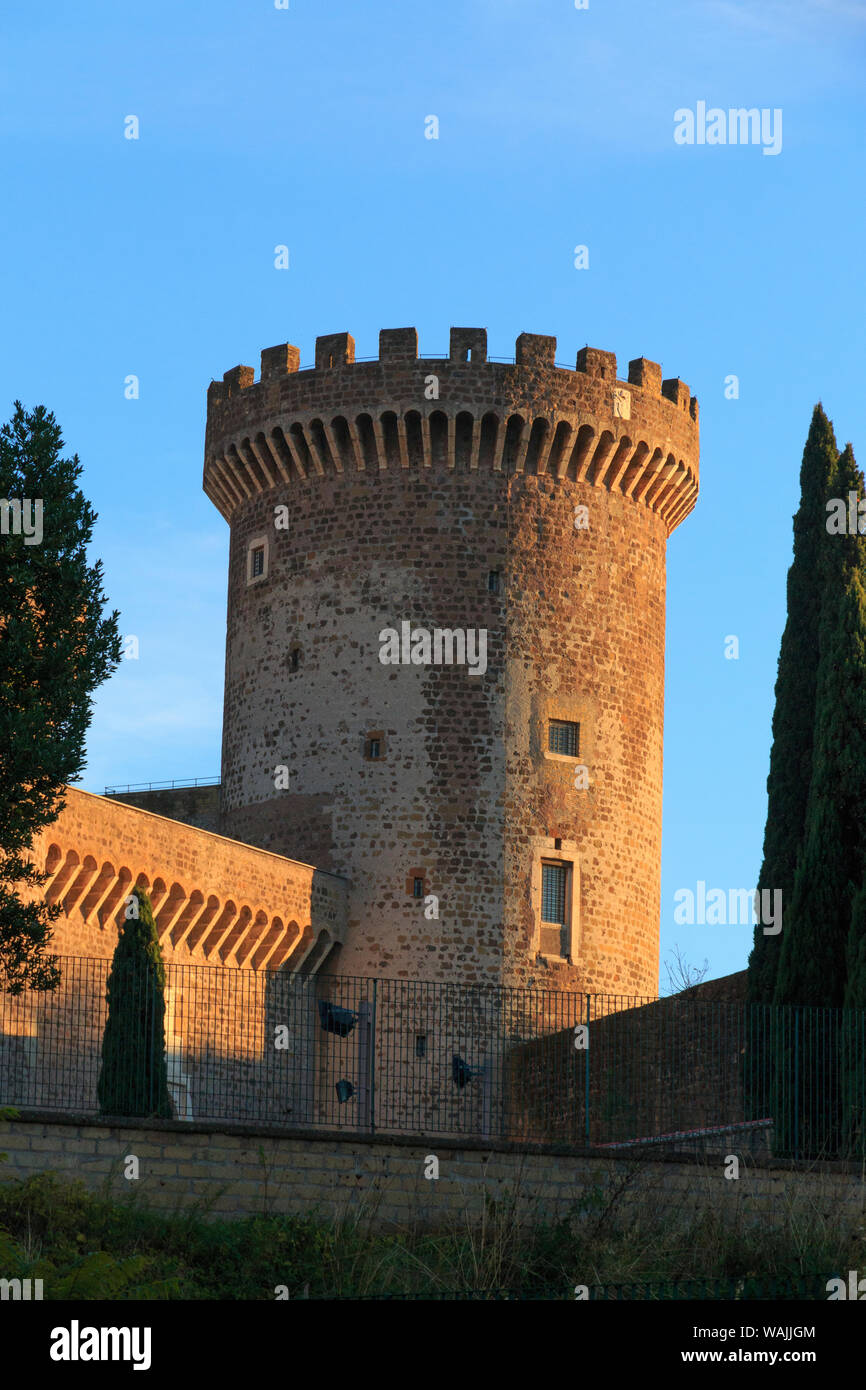 Italy, Rocca Pia. Castle in Tivoli, near Rome Stock Photo - Alamy