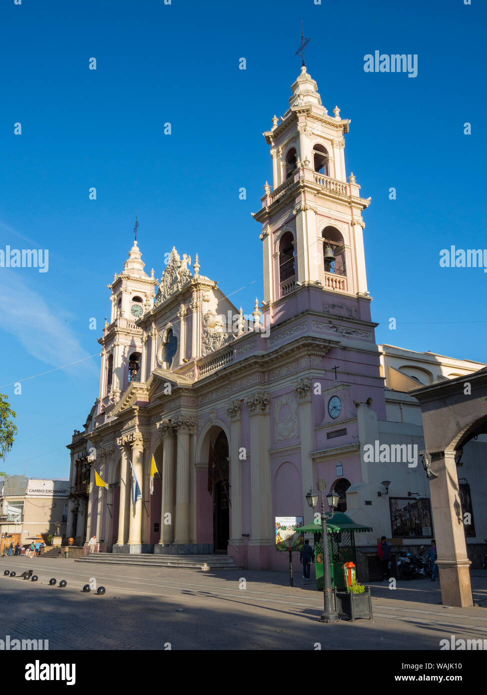 Salta Cathedral (Santuario Nuestro Senor y la Virgen del Milagro). Town ...