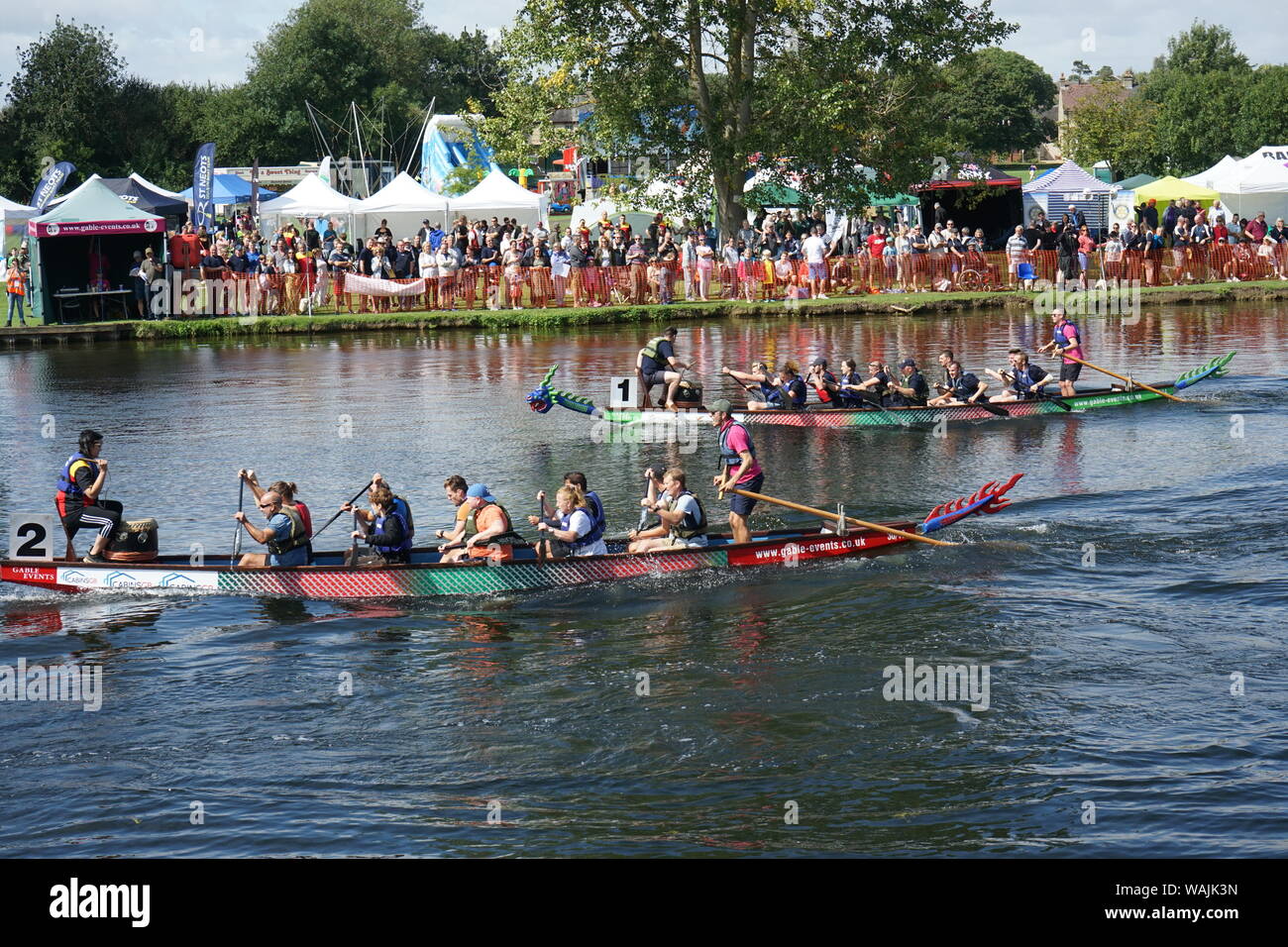 Dragon Boat Racing Stock Photo - Alamy
