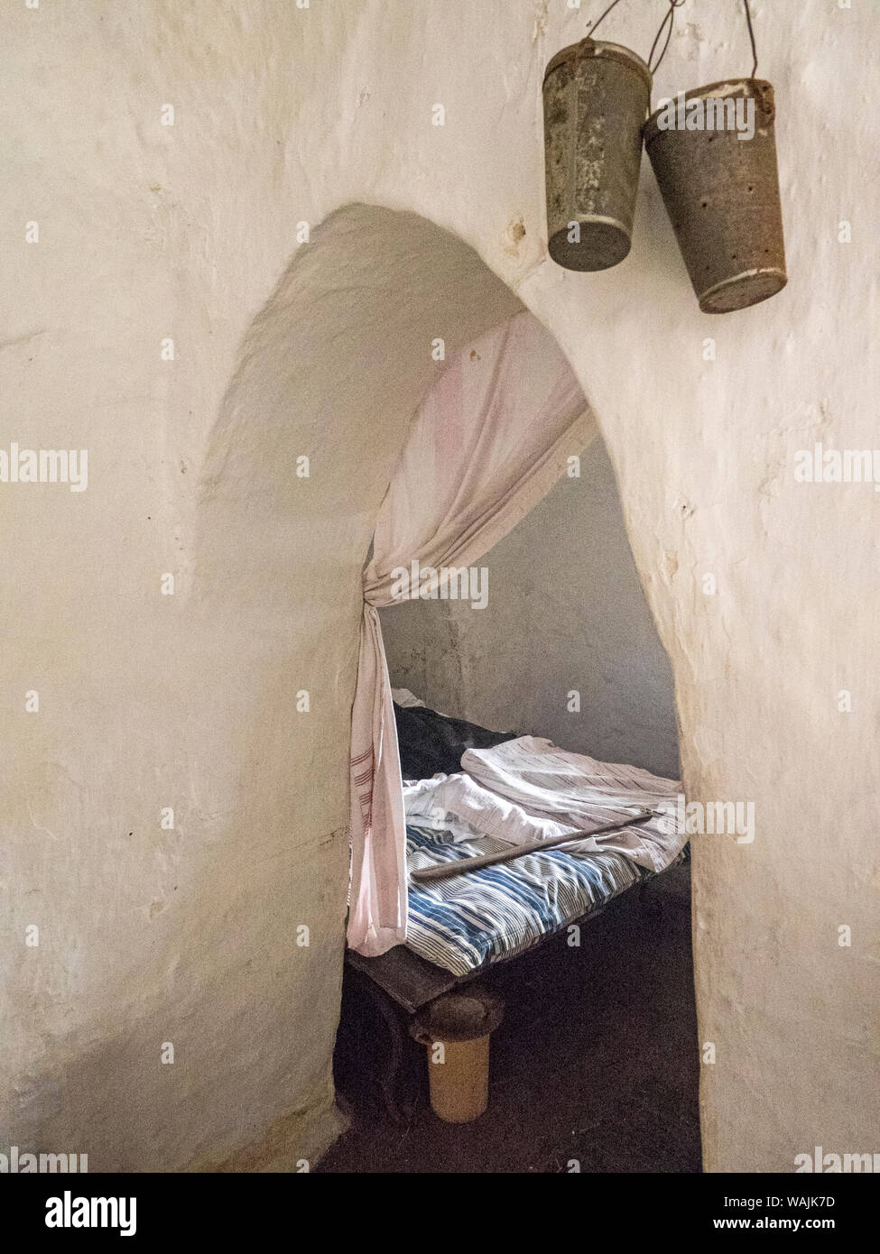 Italy, Alberobello. Interior of a traditional trulli house Stock Photo ...