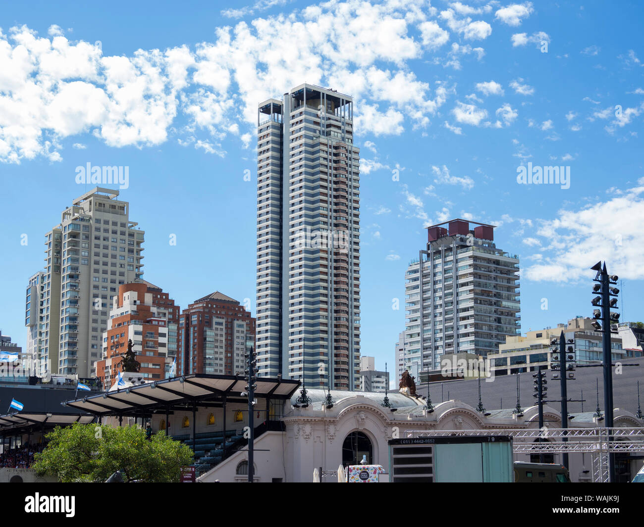 High-rise buildings in Palermo. Buenos Aires, capital of Argentina ...