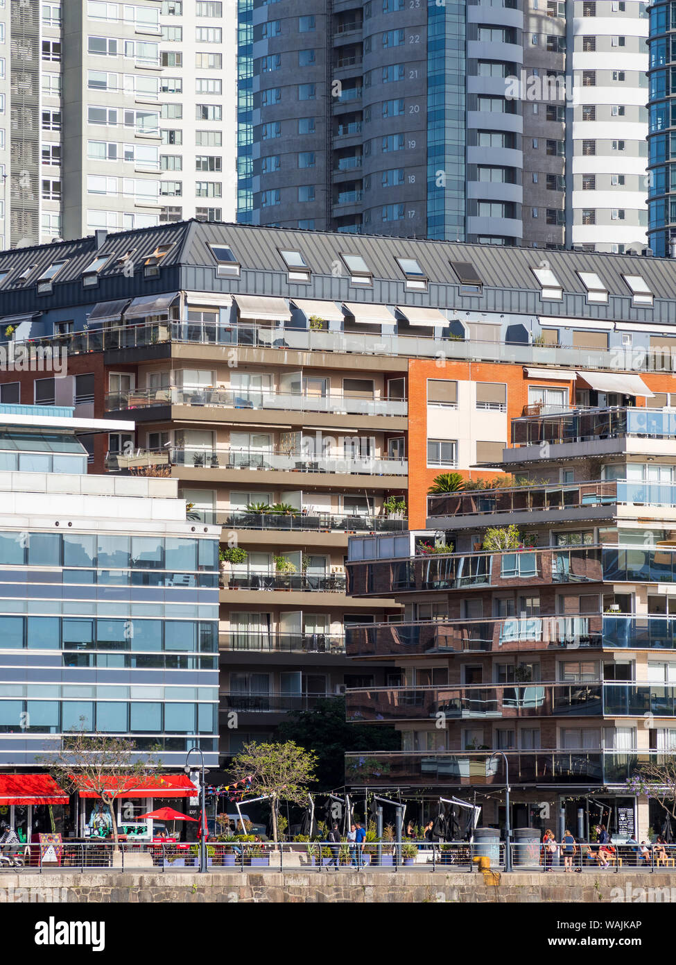 Puerto Madero, the modern living quarter around the old docks of Buenos ...