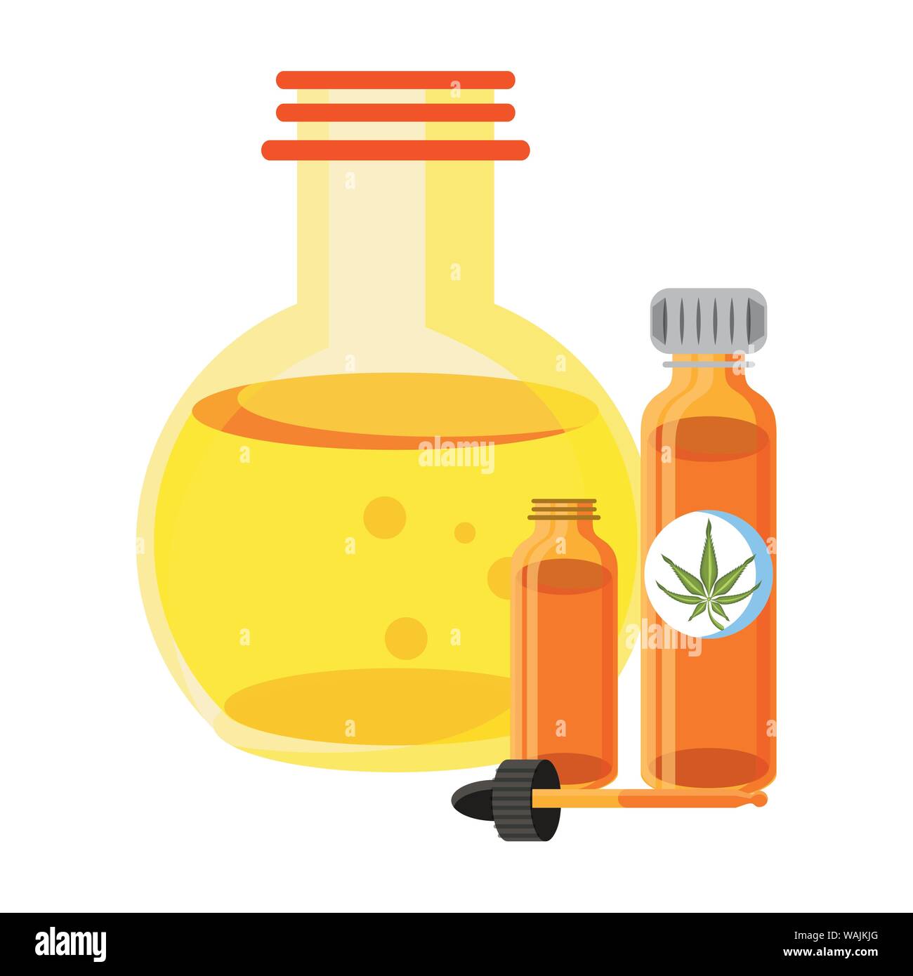cannabis martihuana sativa hemp cartoon Stock Vector Image & Art - Alamy