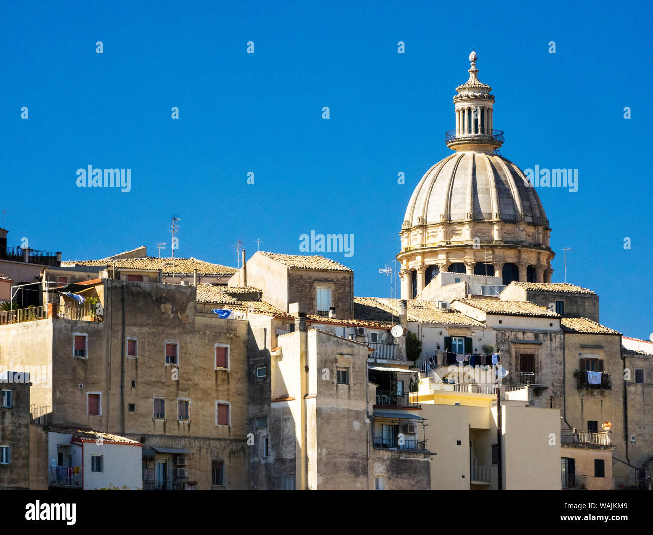 Italy, Sicily, Ragusa. UNESCO heritage town Stock Photo - Alamy