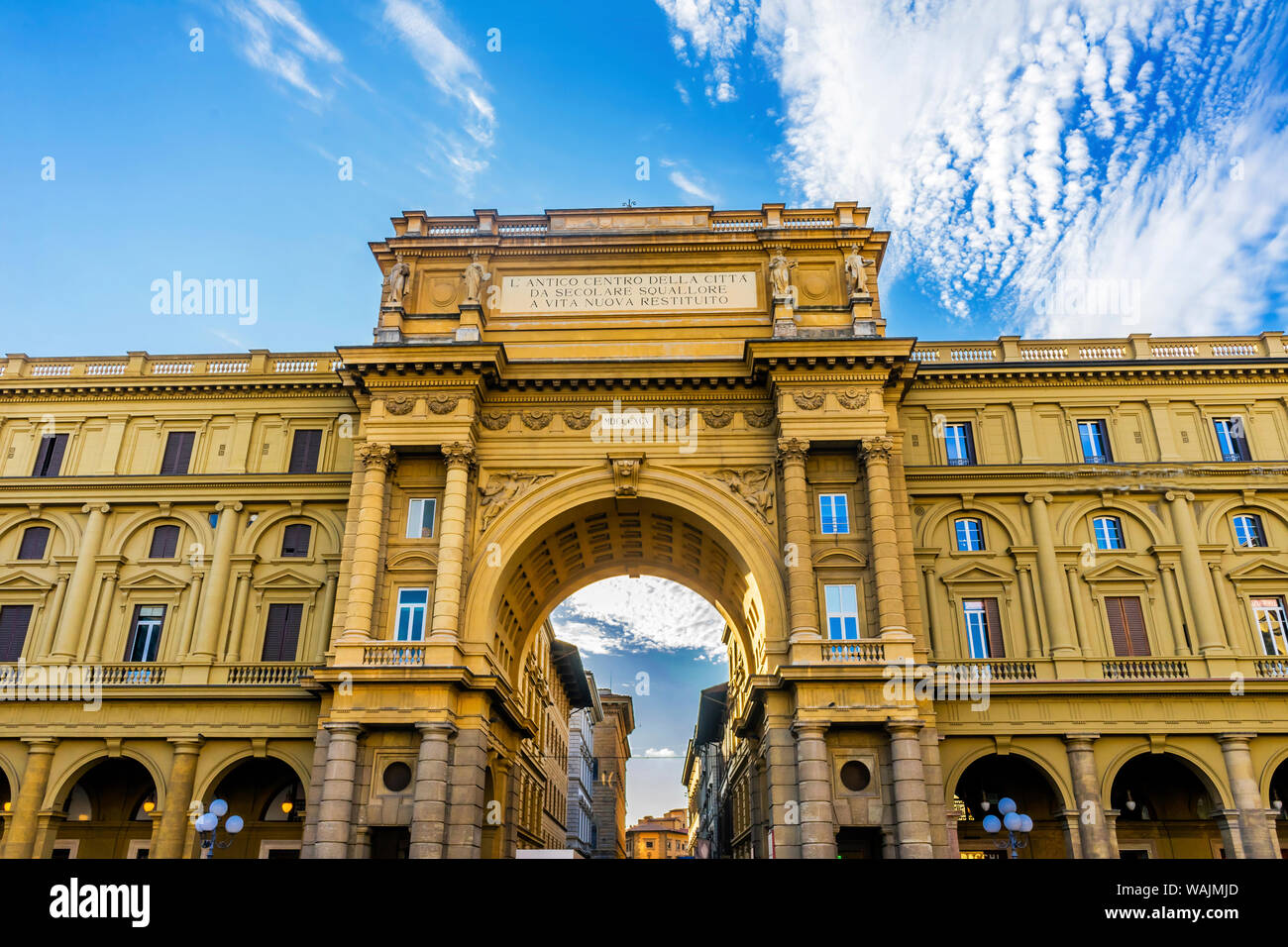 Arcone Triumphal Arch, Piazza della Repubblica carousel, Florence ...