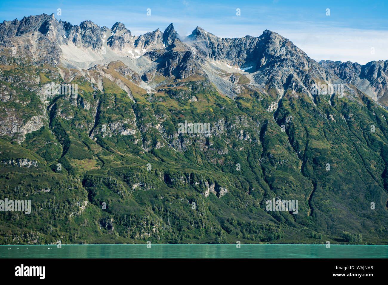 Crescent Lake, Lake Clark National Park and Preserve, Alaska, USA Stock ...