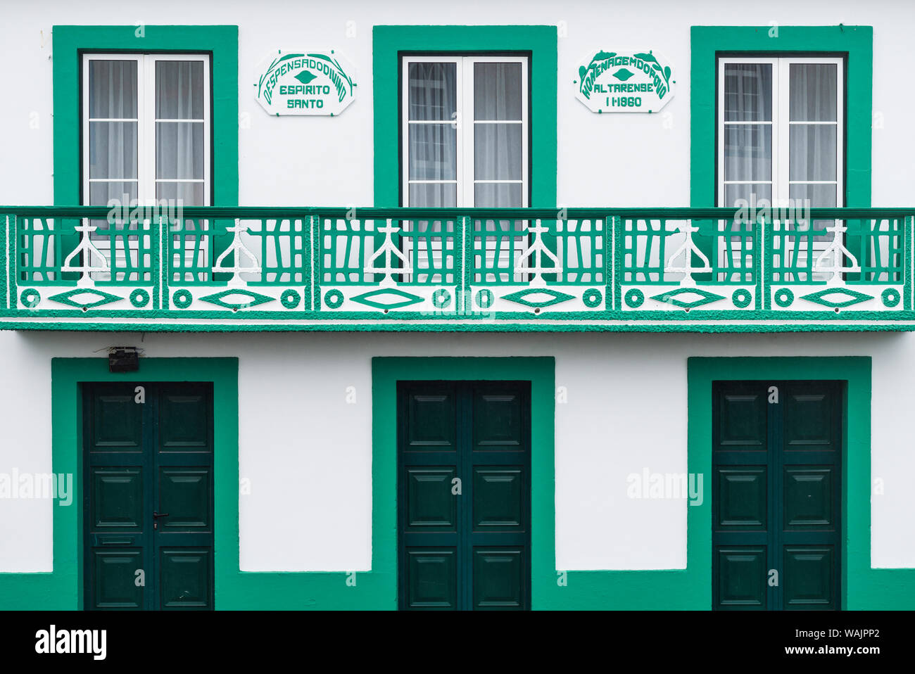 Portugal, Azores, Terceira Island, Altares Imperio chapel Stock Photo ...
