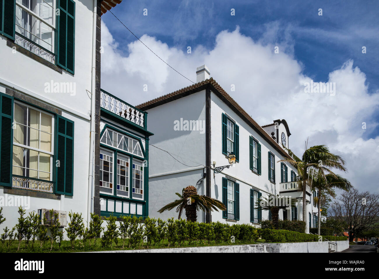 Portugal, Azores, Faial Island, Horta. Government administrative ...