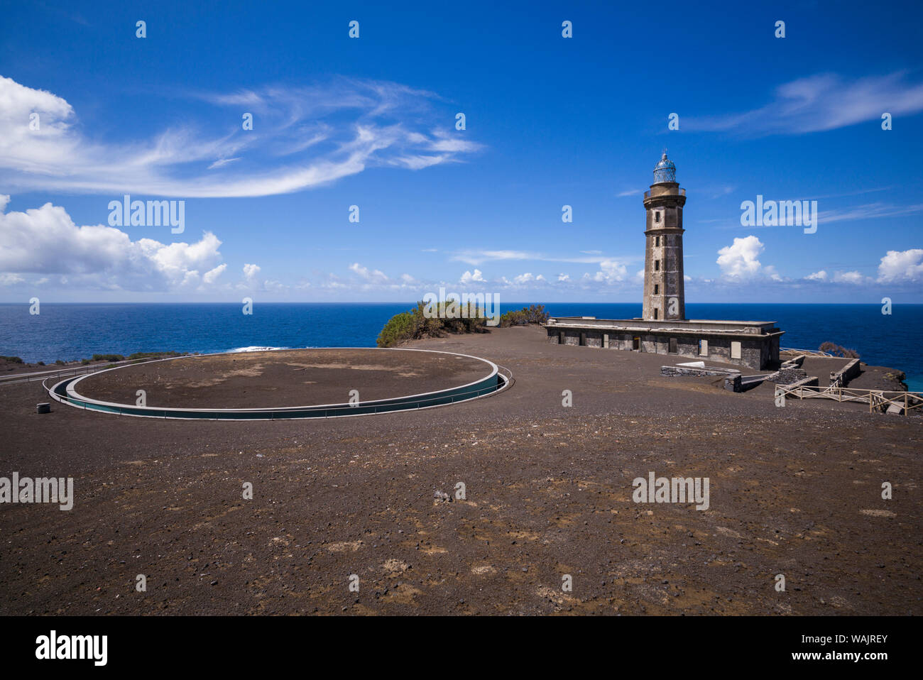 Portugal, Azores, Faial Island. Capelinhos volcanic eruption site and ...
