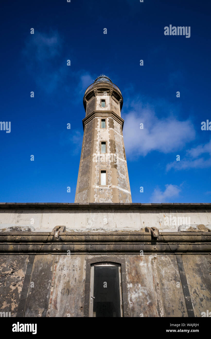Portugal, Azores, Faial Island. Capelinhos volcanic eruption site and ...