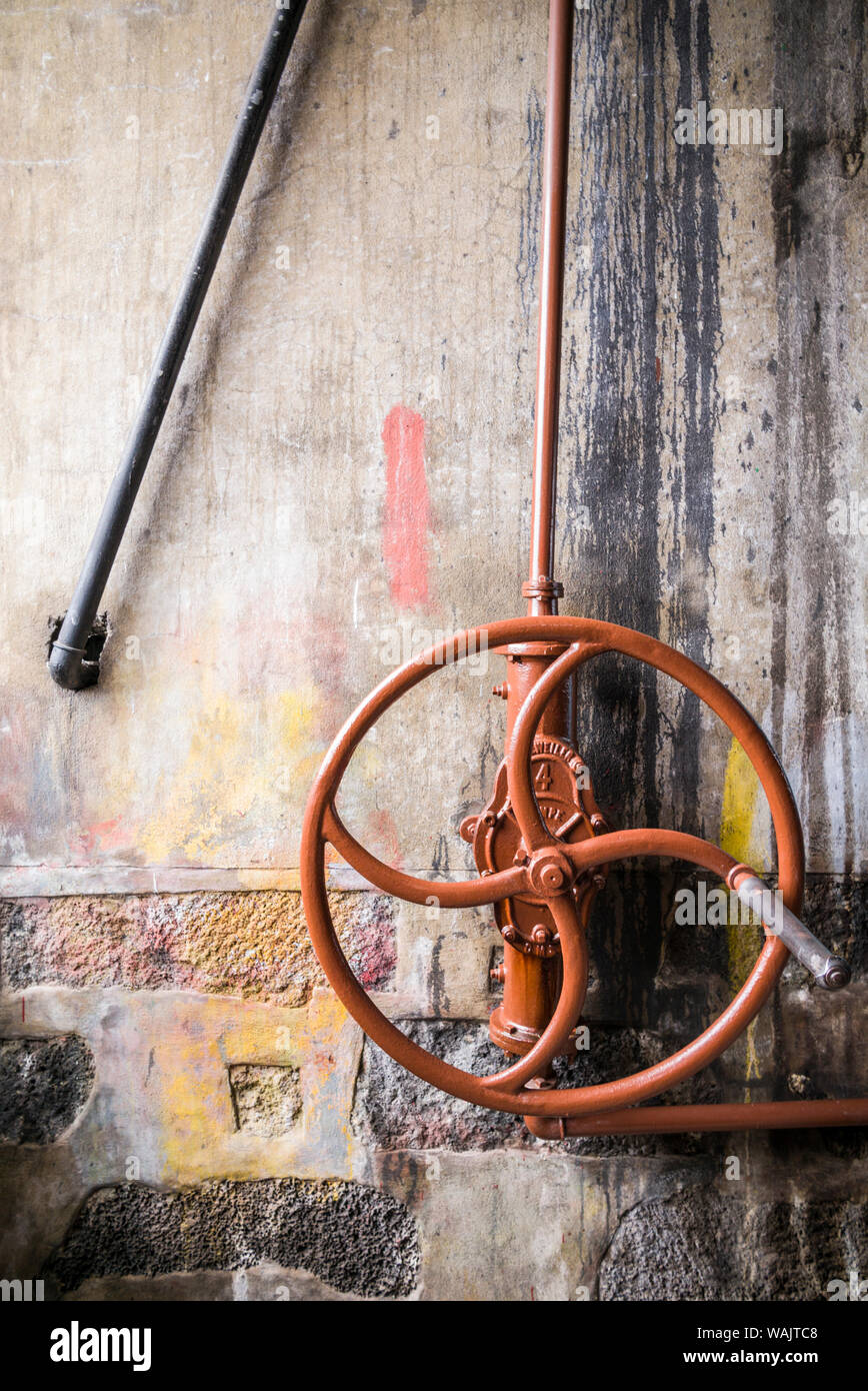 Portugal, Azores, Pico Island, Sao Roque do Pico. Museu da Industria ...
