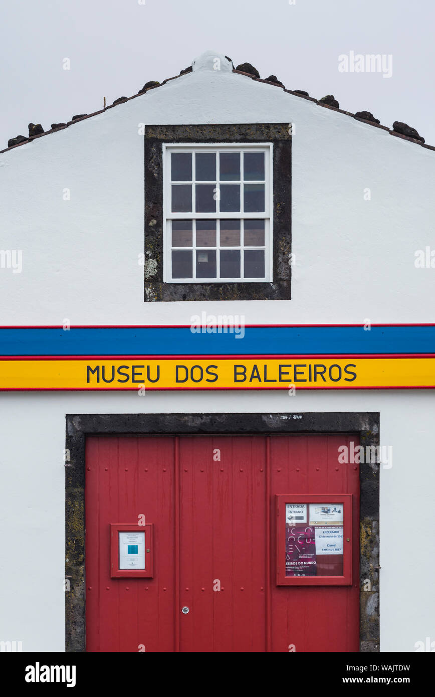 Portugal, Azores, Pico Island, Lajes do Pico. Museu dos Baleeiros ...
