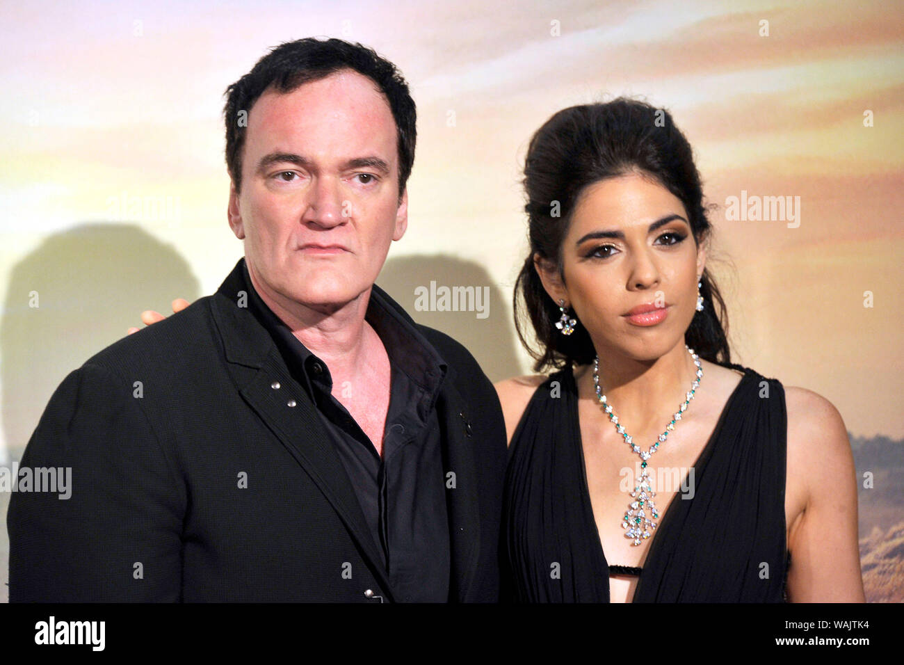 Quentin Tarantino and his wife Daniella Pick attending the 'Once Upon a ...