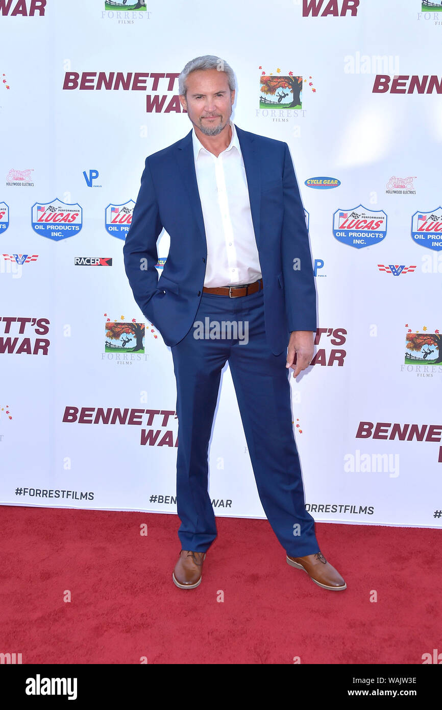 Bryan Friday attending the 'Bennett's War' premiere at Steven J. Ross ...