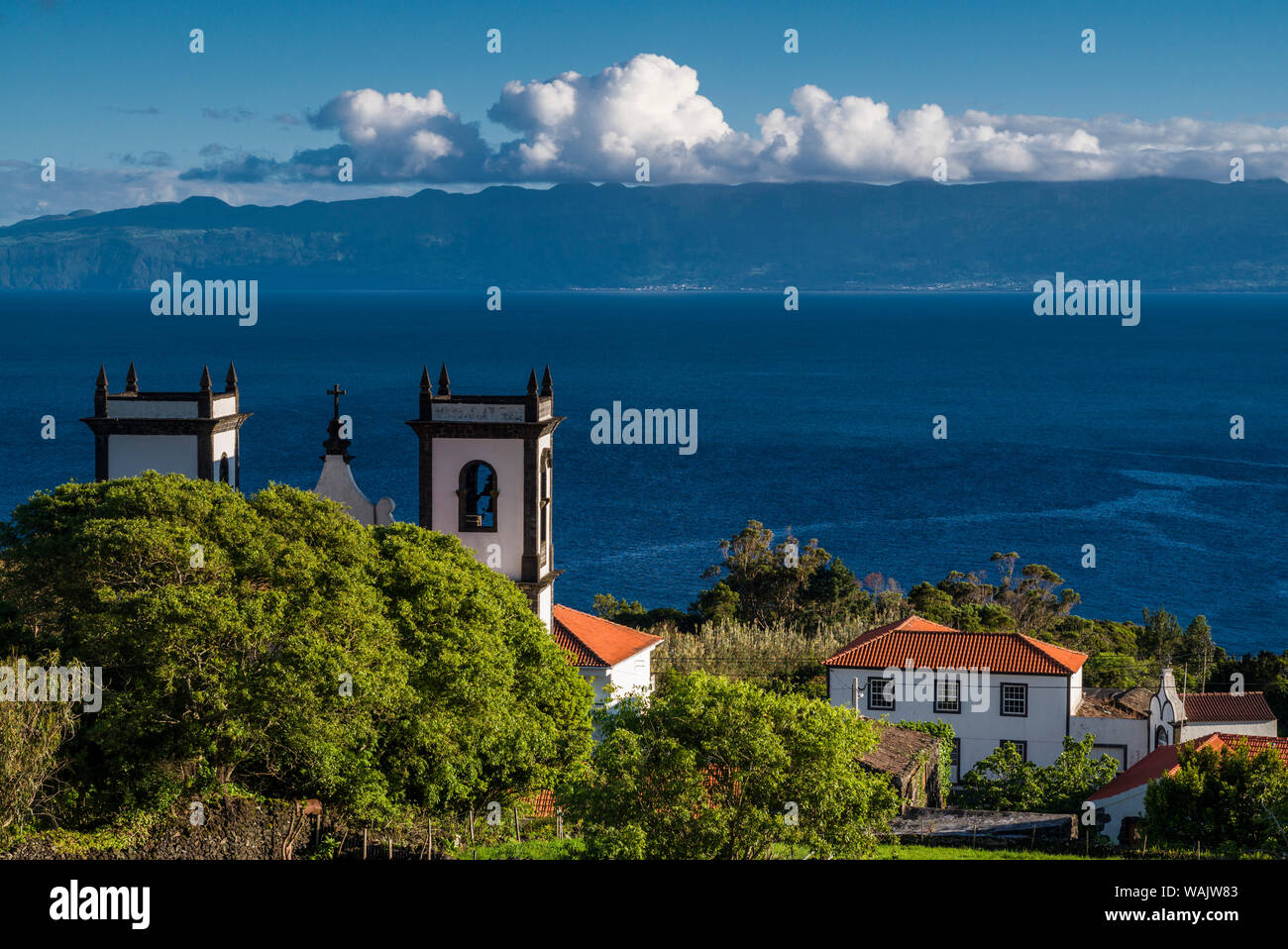 Town church and pico island hi-res stock photography and images - Alamy