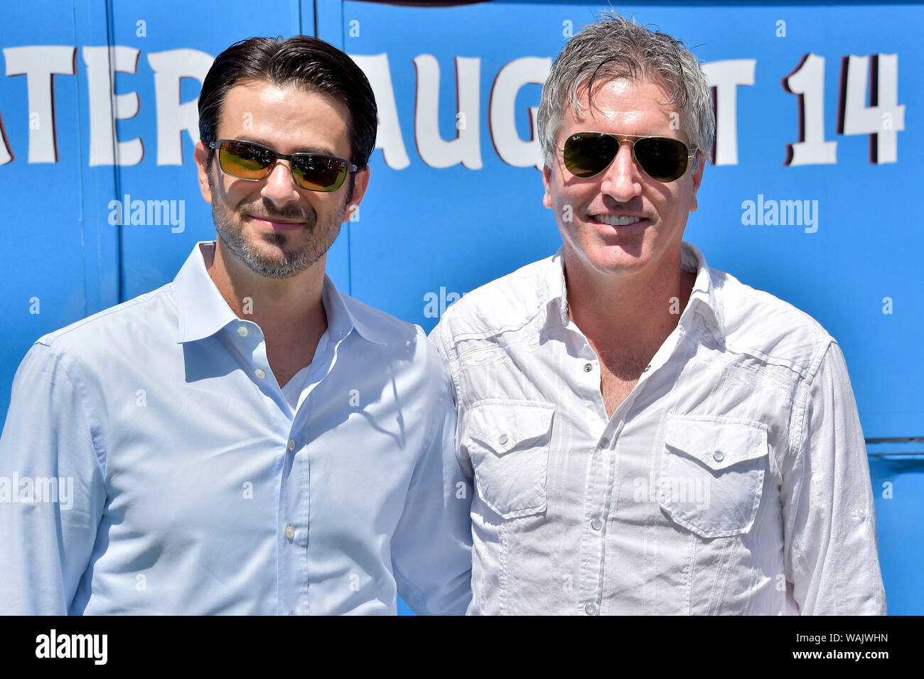 Eyal Podell and Jonathan Stewart attending 'The Angry Birds Movie 2 ...