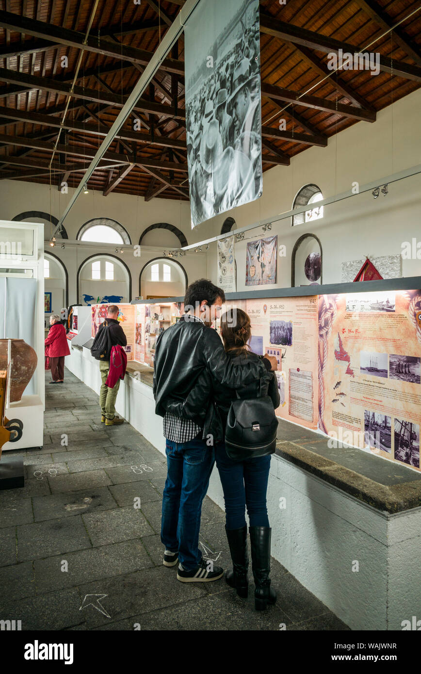 Portugal, Azores, Sao Miguel Island, Ribeira Grande. Museu de Emigracao ...