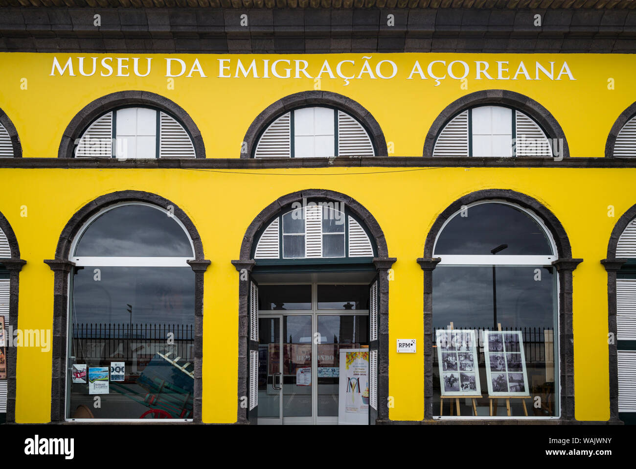Portugal, Azores, Sao Miguel Island, Ribeira Grande. Museu de Emigracao ...