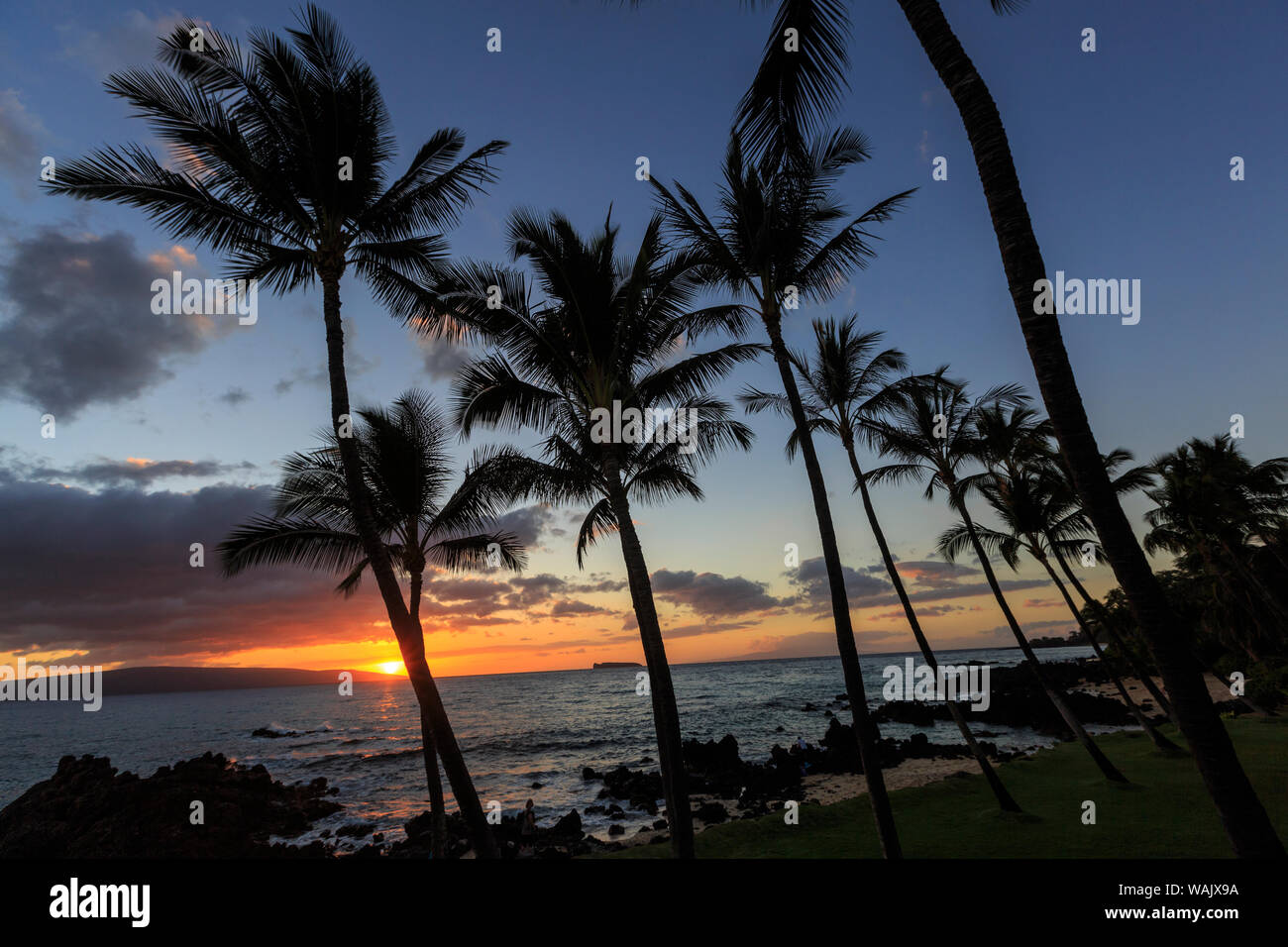 Small beach in Makena area, Maui, Hawaii, USA Stock Photo - Alamy