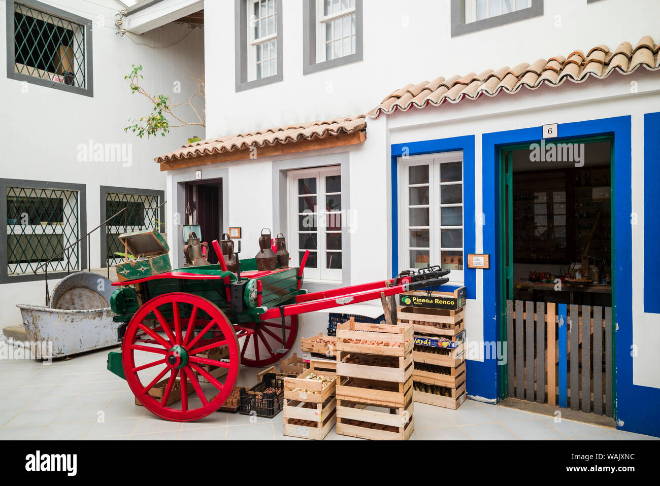 Portugal, Azores, Sao Miguel Island, Capelas. Oficina-Museu M.J. Melo ...