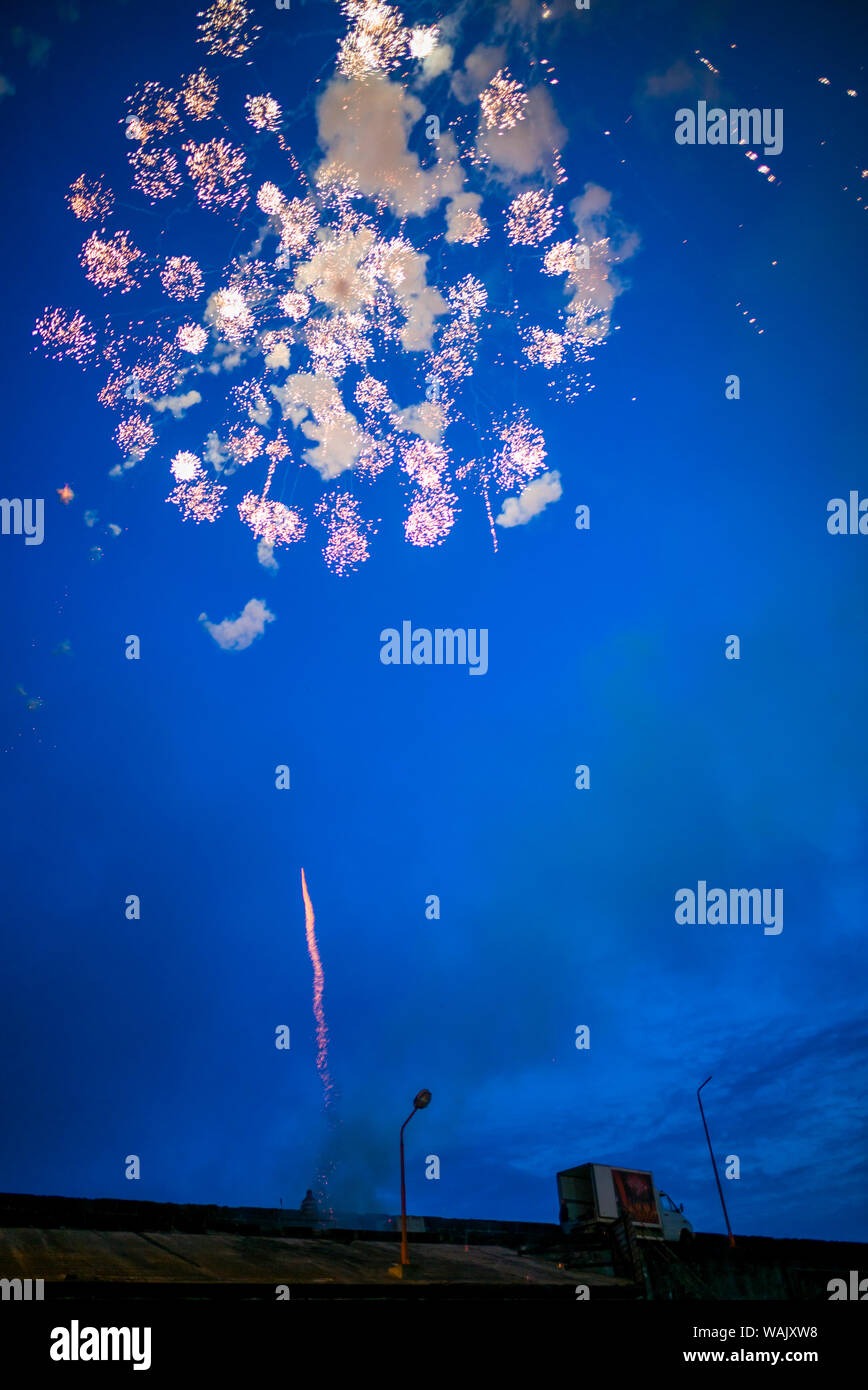 Portugal, Azores, Sao Miguel Island, Ponta Delgada. Festa Santo Christo ...