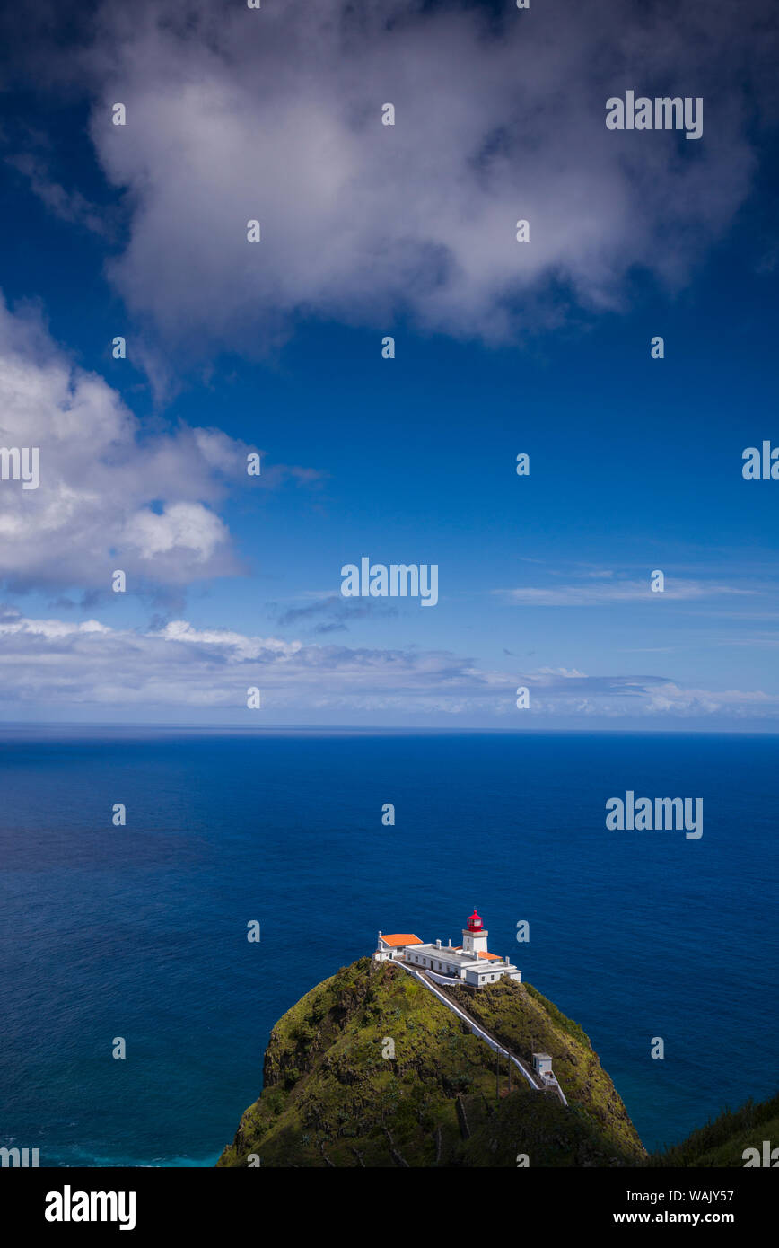 Portugal, Azores, Santa Maria Island, Ponta do Castelo lighthouse Stock ...