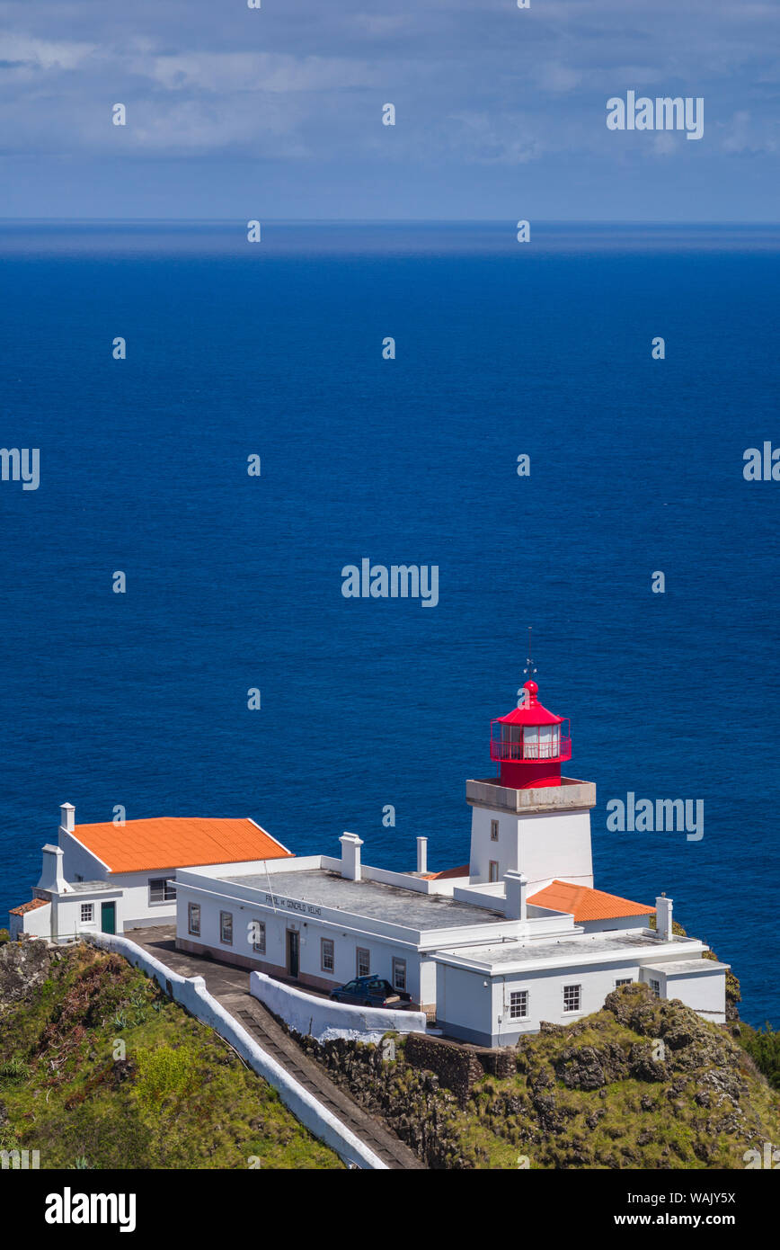 Portugal, Azores, Santa Maria Island, Ponta do Castelo lighthouse Stock ...