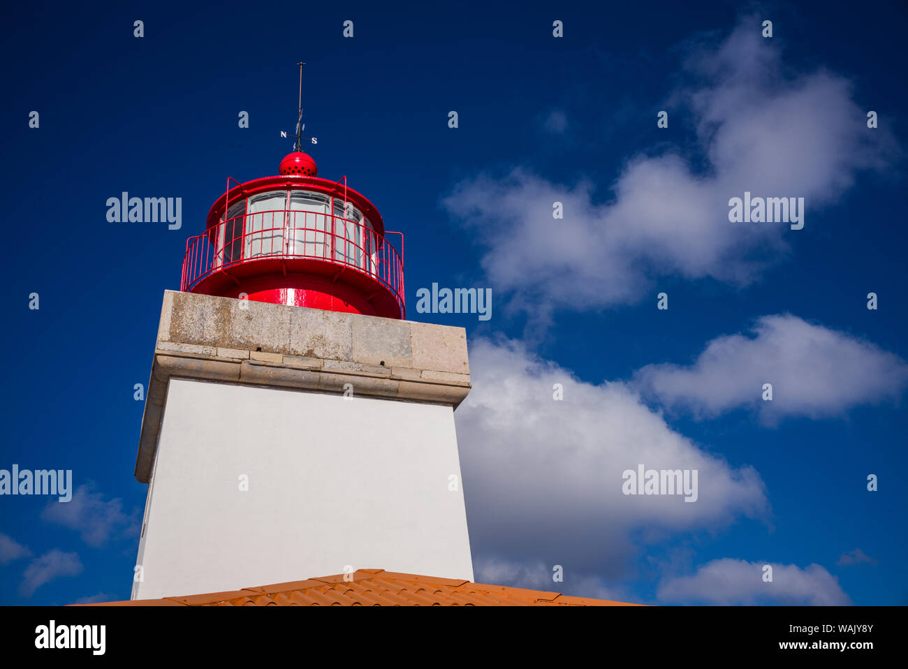 Portugal, Azores, Santa Maria Island, Ponta do Castelo lighthouse Stock ...