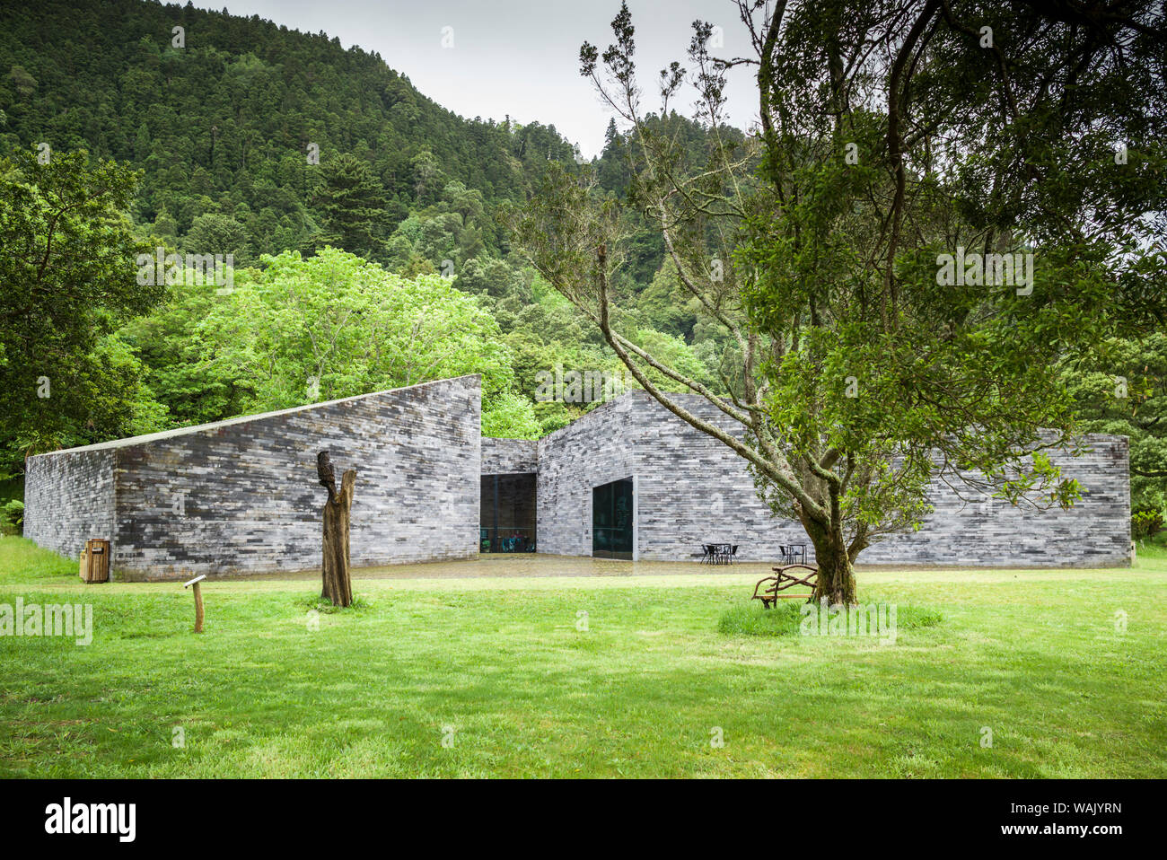Portugal, Azores, Sao Miguel Island, Furnas. Lago das Furnas Lake ...
