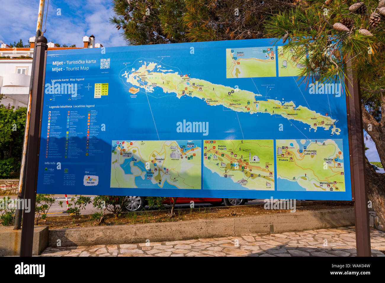 Map of croatia map hi-res stock photography and images - Alamy