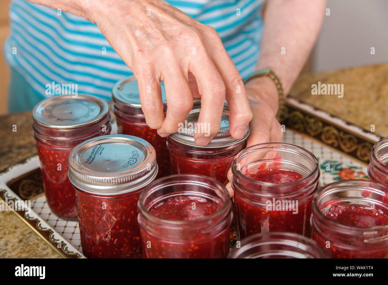 Preserving jar lid ring hi-res stock photography and images - Alamy