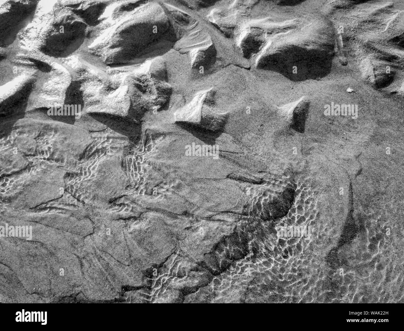 Beach sand patterns hi-res stock photography and images - Alamy