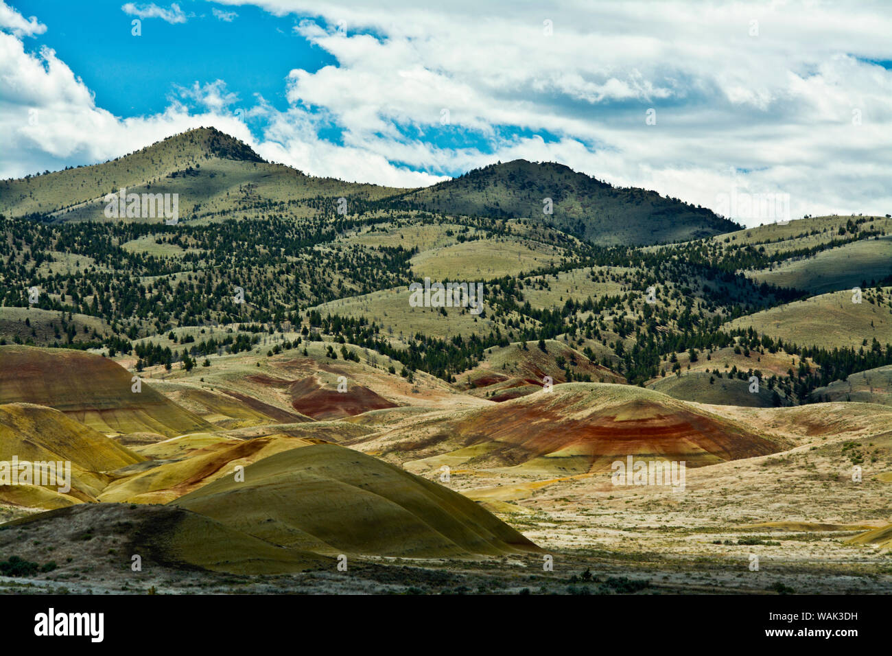 Painted Hills, Mitchell, Oregon, USA Stock Photo - Alamy