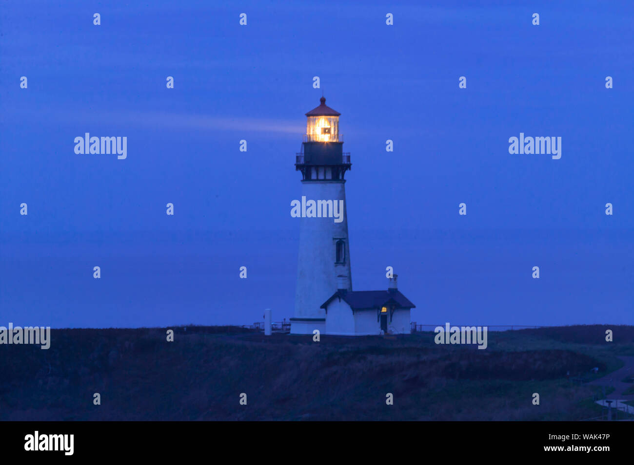 Yaquina Head Lighthouse, near Newport, Oregon Coast Stock Photo - Alamy