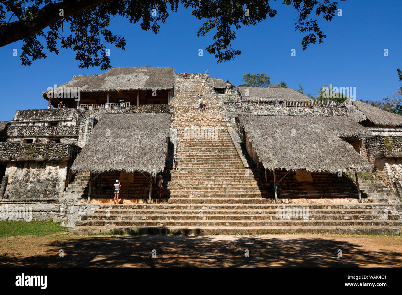 Valladolid, Yukatan, Mexico. Ek Balam Mayan ruins Stock Photo - Alamy