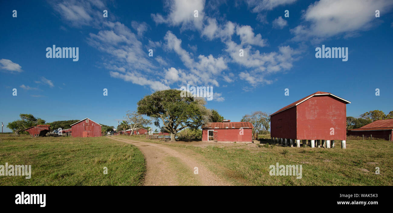 Welder Ranch compound, Seadrift, Texas Stock Photo - Alamy