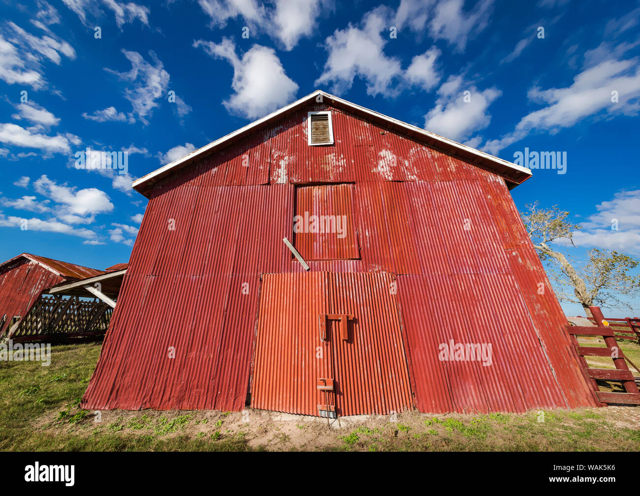 Barns of Texas, Welder Ranch, Seadrift, Texas Stock Photo - Alamy