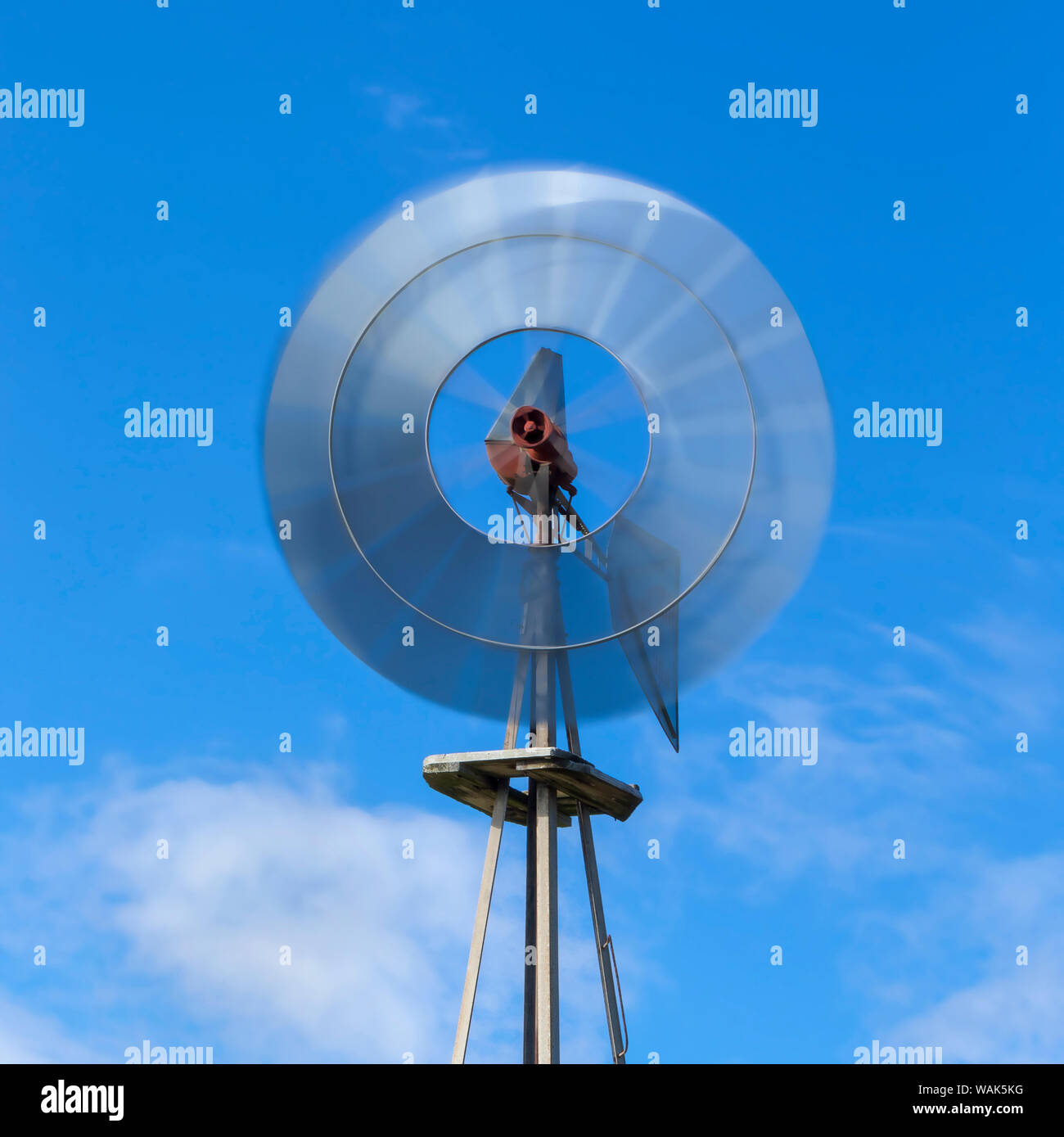Aermotor windmill, Seadrift, Texas Stock Photo - Alamy